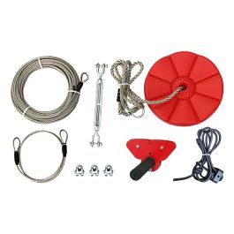 Lifespan Kids Woomera Flying Fox Kit with Monkey Swing